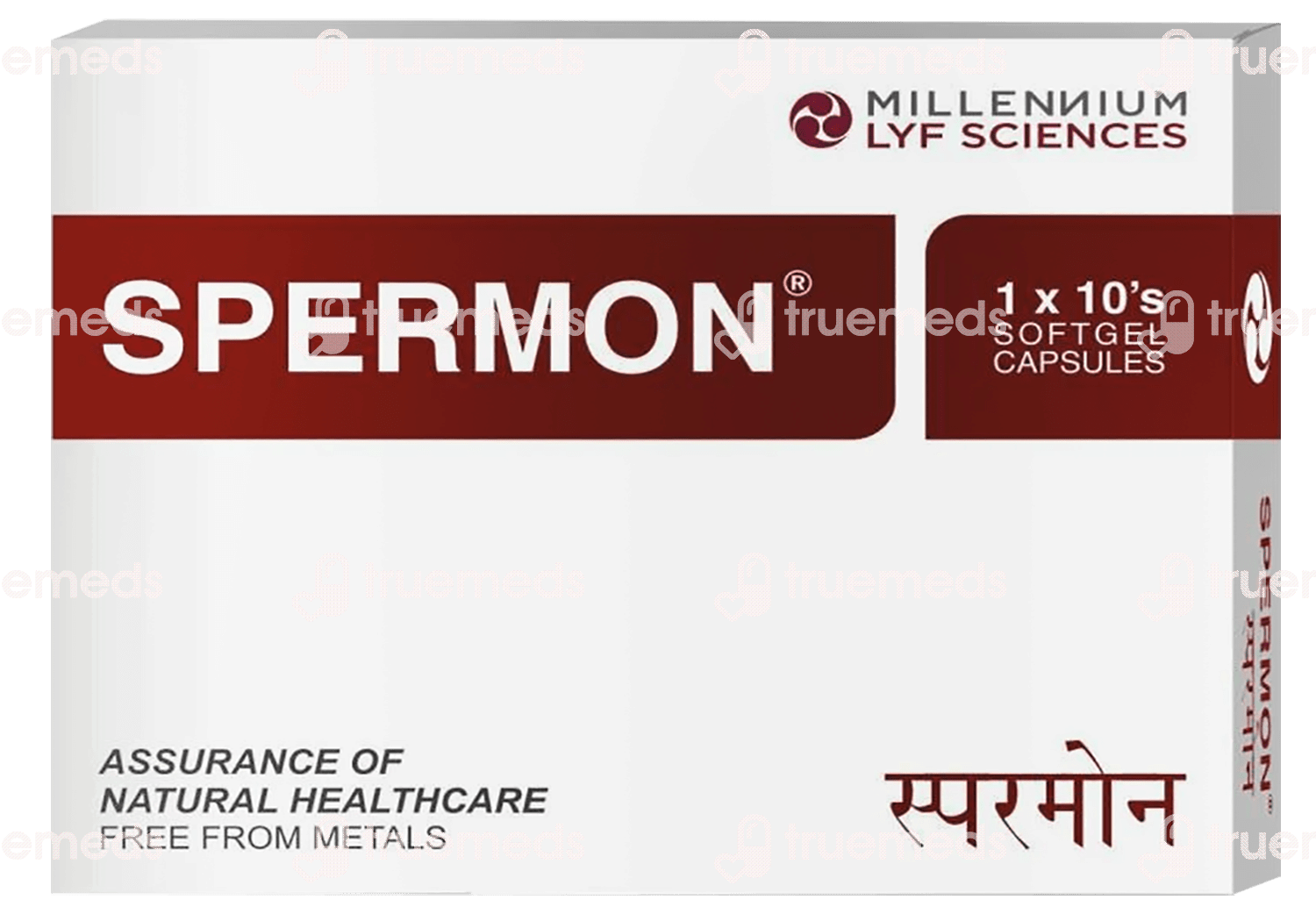 Millennium Herbal Care Spermon Softgel Capsule 10 - Uses, Side Effects ...