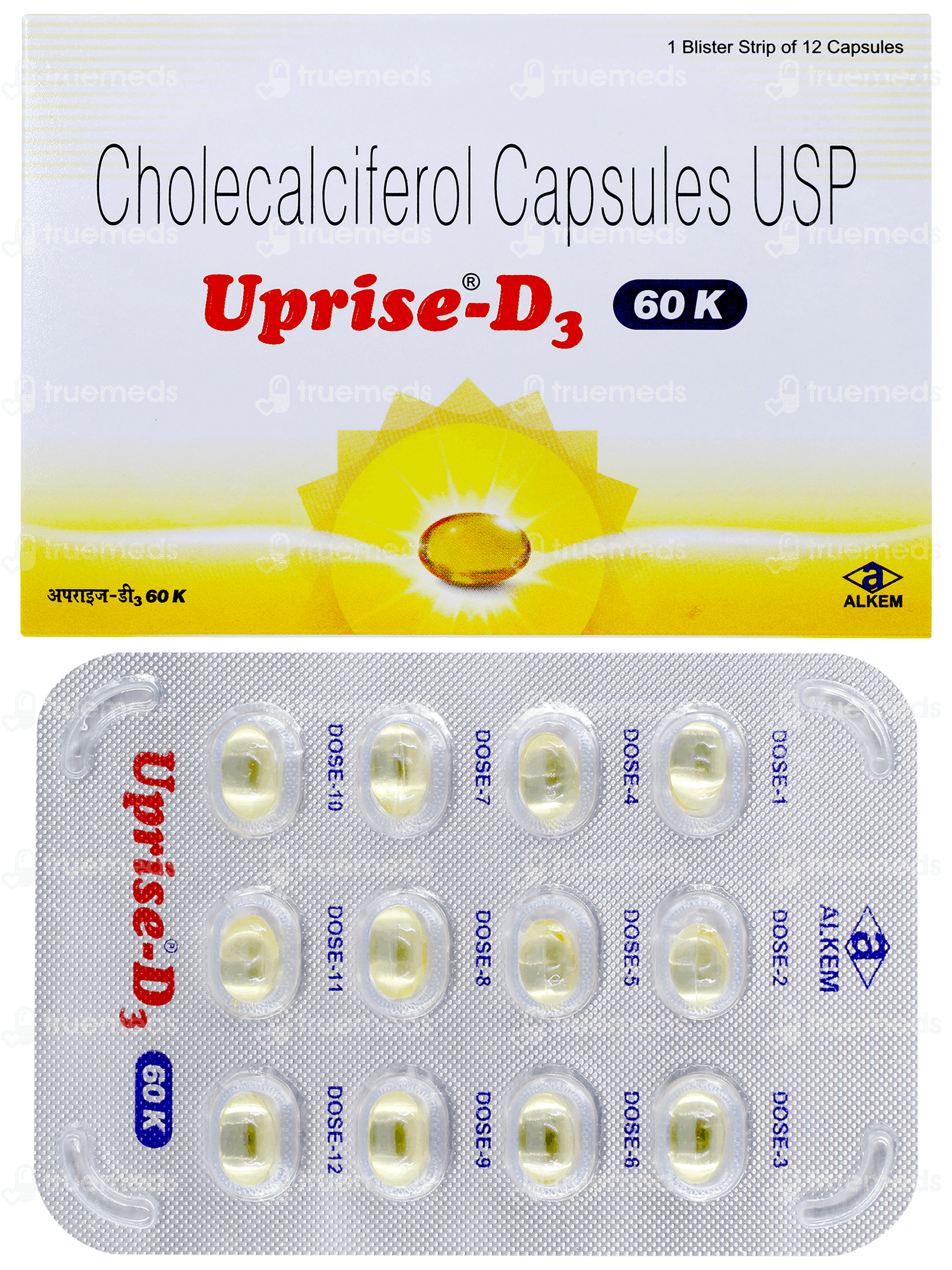 Uprise D3 60k Capsule 12: Uses, Side Effects, Price & Substitutes