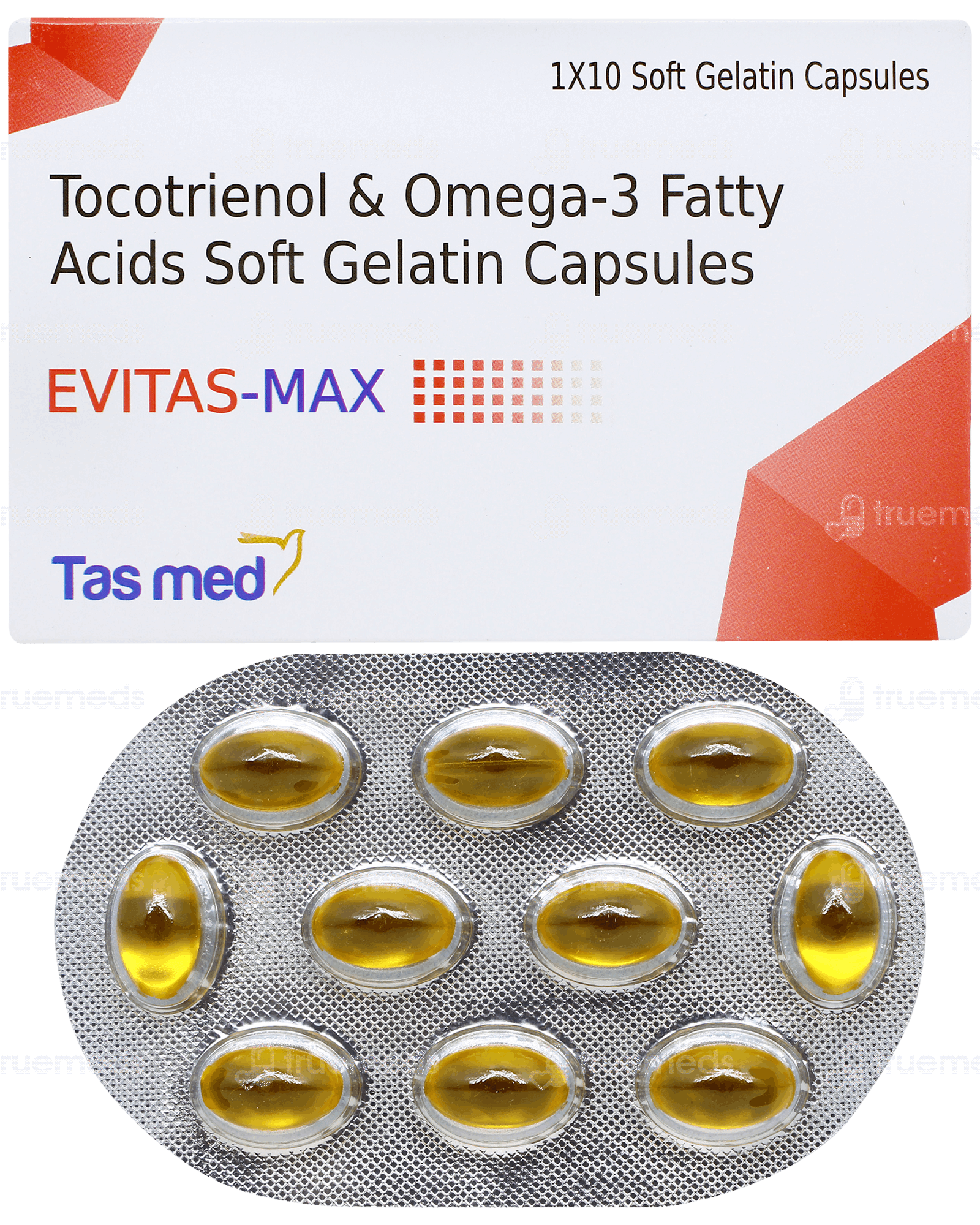Evitas Max Softgel Capsule 10 - Uses, Side Effects, Dosage, Price | Truemeds
