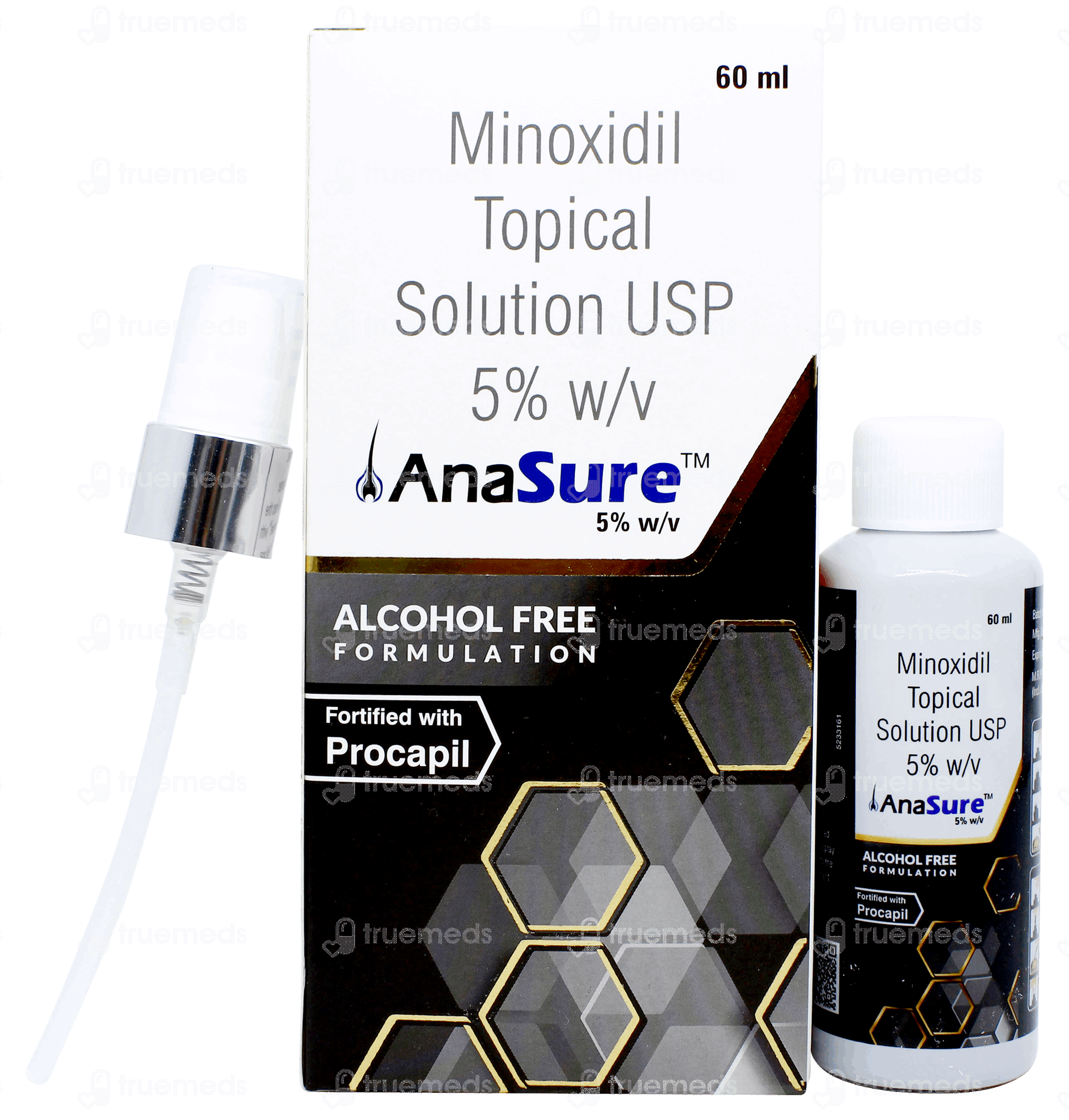 Anasure 5 Solution 60 Ml - Uses, Side Effects, Dosage, Price | Truemeds