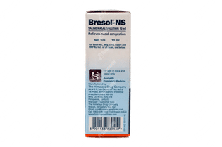Himalaya Bresol Ns Saline Nasal Solution 10 Ml - Uses, Side Effects ...