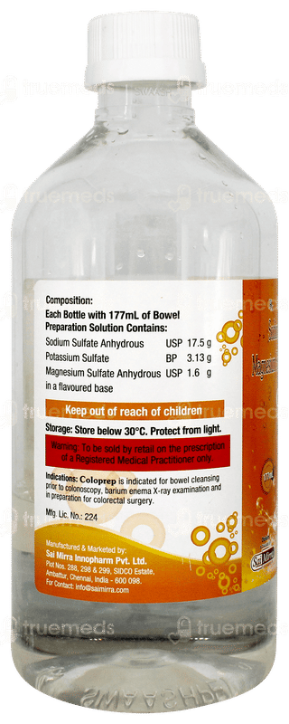 Coloprep Orange Flv Kit Solution 2177 Ml - Uses, Side Effects, Dosage ...