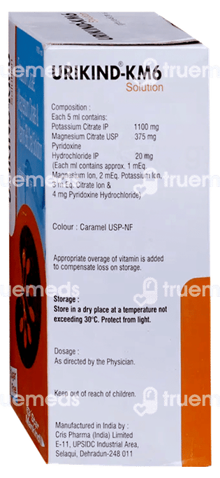 Urikind Km6 Solution 100 Ml - Uses, Side Effects, Dosage, Price | Truemeds