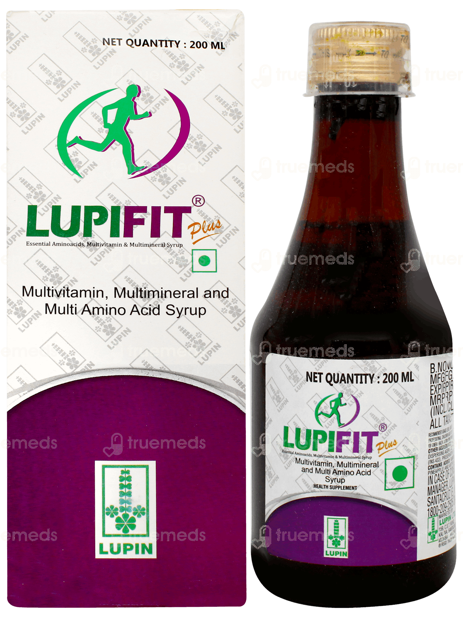 Lupifit Plus Syrup 200 Ml - Uses, Side Effects, Dosage, Price | Truemeds