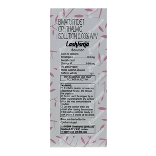 Lashisma Solution 3 ML | Order Lashisma Solution 3 ML Online at Truemeds