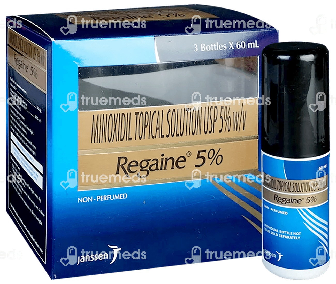 Regaine 5 Solution Pack Of 3 60 Ml - Uses, Side Effects, Dosage, Price ...