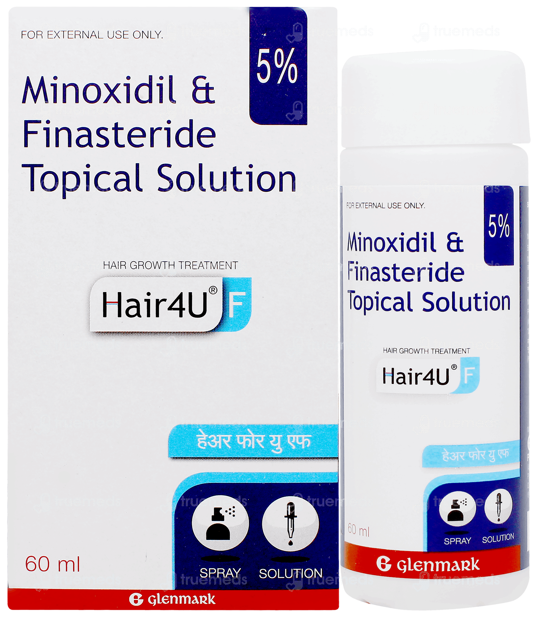 Hair 4u F Solution 60 Ml - Uses, Side Effects, Dosage, Price | Truemeds