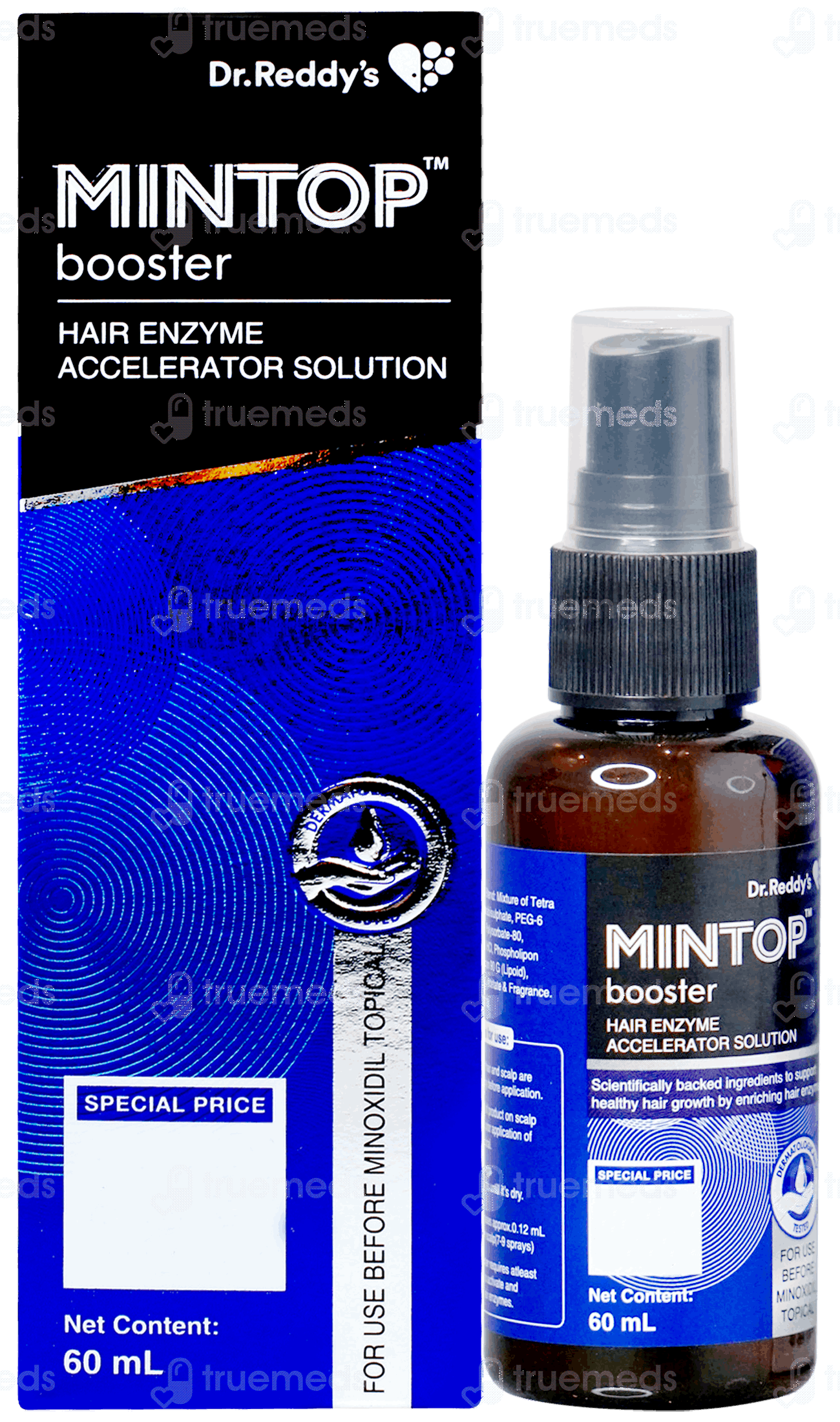 Mintop Booster Solution 60 Ml - Uses, Side Effects, Dosage, Price ...