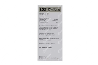 Lox 10% Spray 50 ML | Order Lox 10 % Spray 50 ML Online at Truemeds