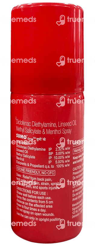 Sumo Plus 116 Spray 20 Gm - Uses, Side Effects, Dosage, Price | Truemeds
