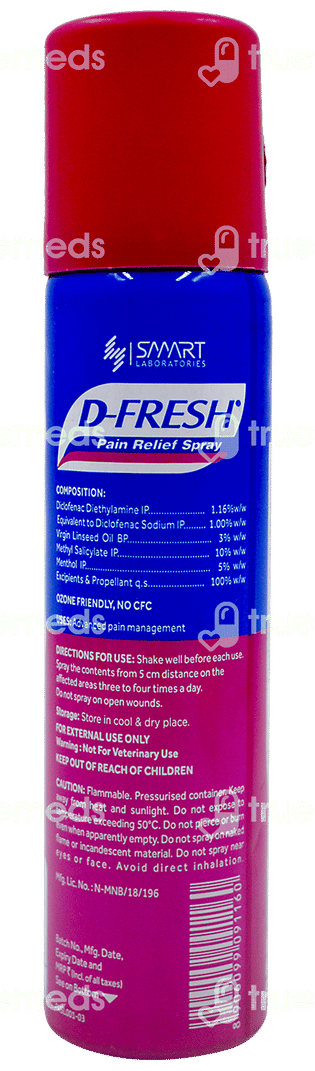 D Fresh Spray 55gm: Uses, Side Effects, Price & Substitutes