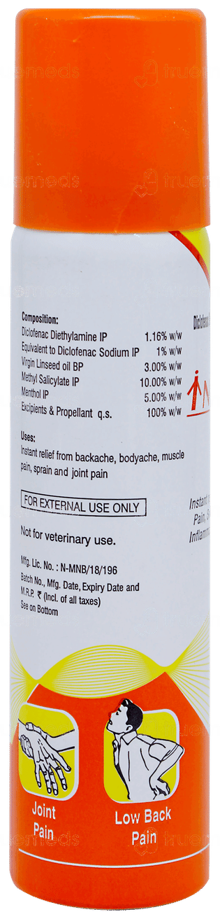 Intagesic Spray 55 Gm - Uses, Side Effects, Dosage, Price | Truemeds