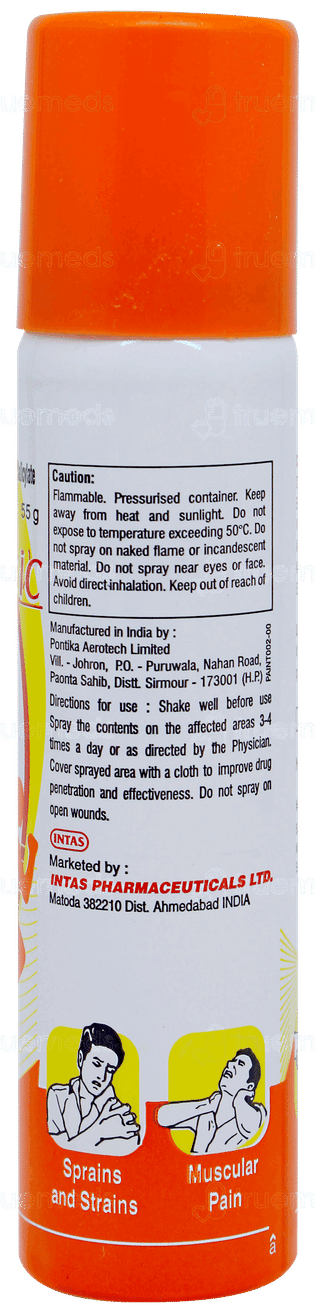 Intagesic Spray 55 Gm - Uses, Side Effects, Dosage, Price | Truemeds