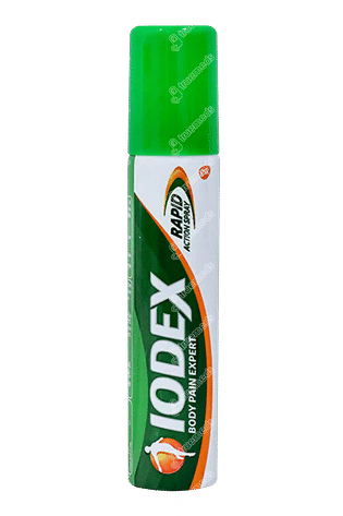 Iodex Rapid Action Spray 60 Gm - Uses, Side Effects, Dosage, Price ...