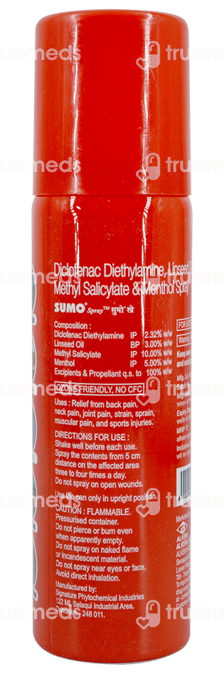 Sumo Plus 116 Spray 35 Gm - Uses, Side Effects, Dosage, Price | Truemeds