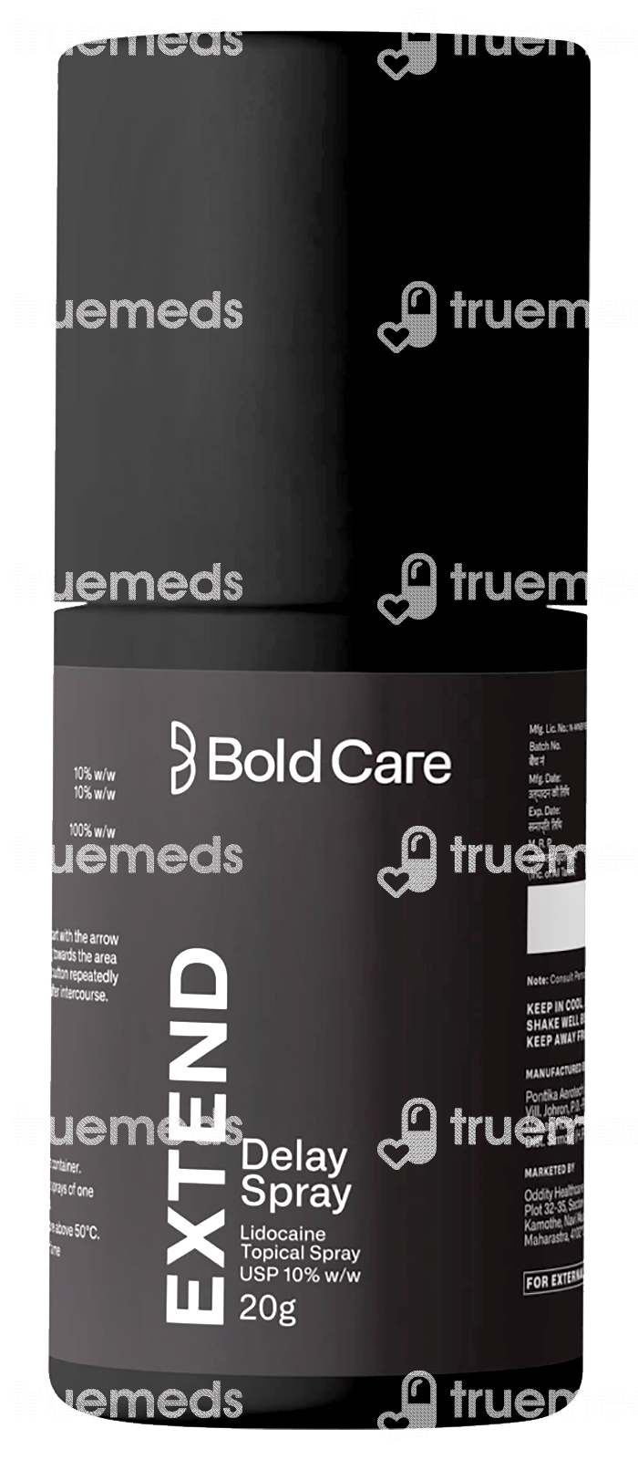 Bold Care Extend Delay Spray 20 Ml - Uses, Side Effects, Dosage, Price ...