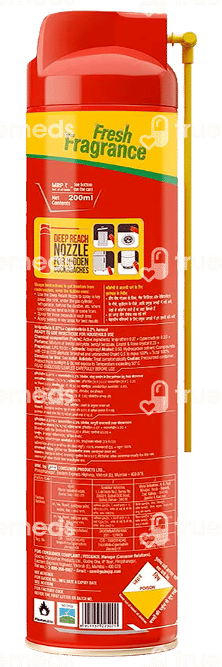 Hit Cockroach Killer Spray 200 Ml - Uses, Side Effects, Dosage, Price ...