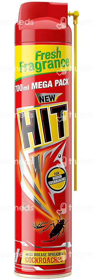 Hit Cockroach Killer Spray 700 Ml - Uses, Side Effects, Dosage, Price ...