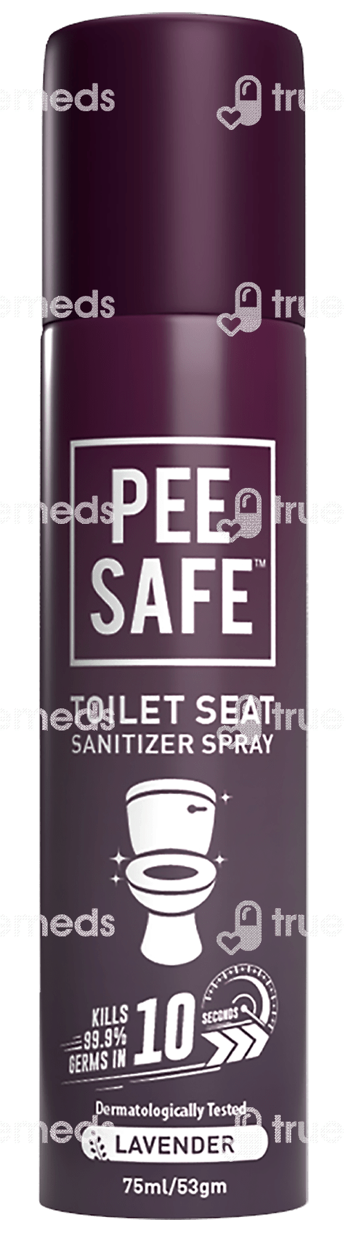 Pee Safe Toilet Seat Sanitizer Spray Lavender 75 Ml - Uses, Side ...