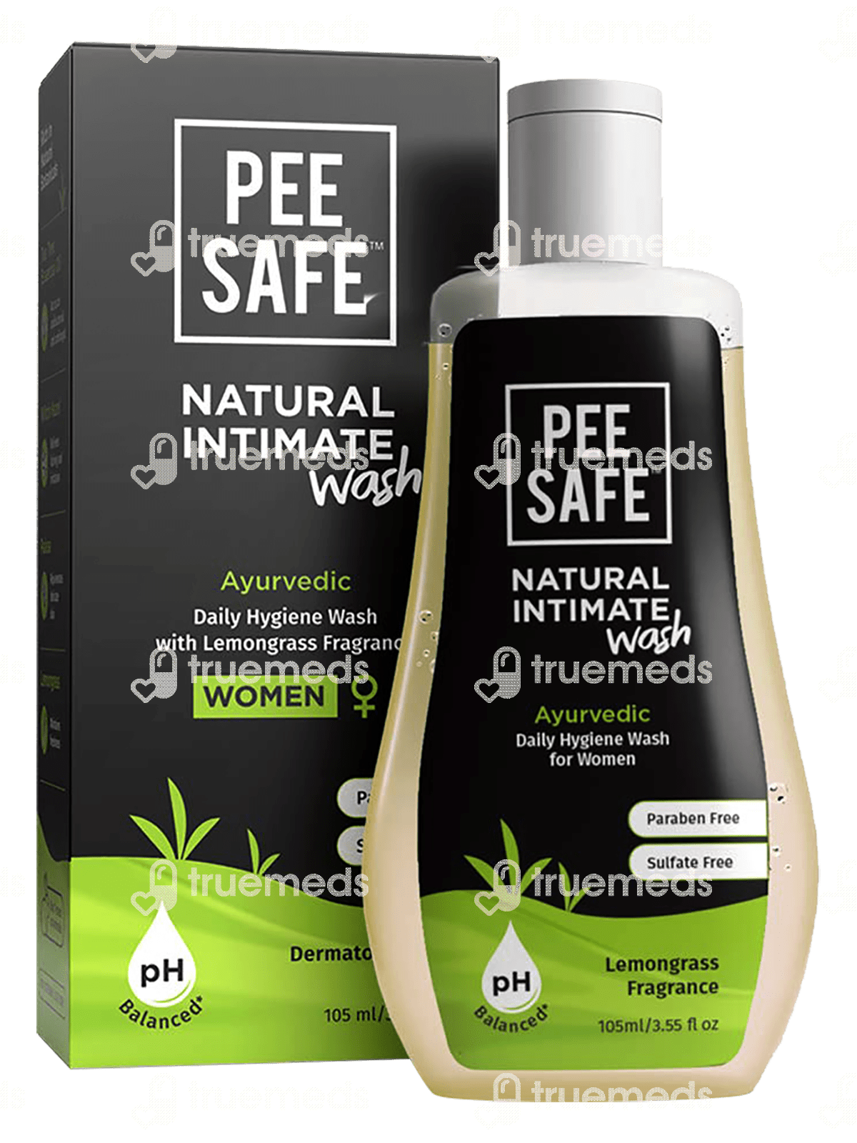 Pee Safe Natural Intimate Wash For Woman Lemongrass 105 Ml - Uses, Side ...