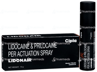 Lidonair Spray 12 Gm - Uses, Side Effects, Dosage, Price | Truemeds