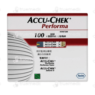 Accu Chek Performa Strips 100 - Uses, Side Effects, Dosage, Price ...