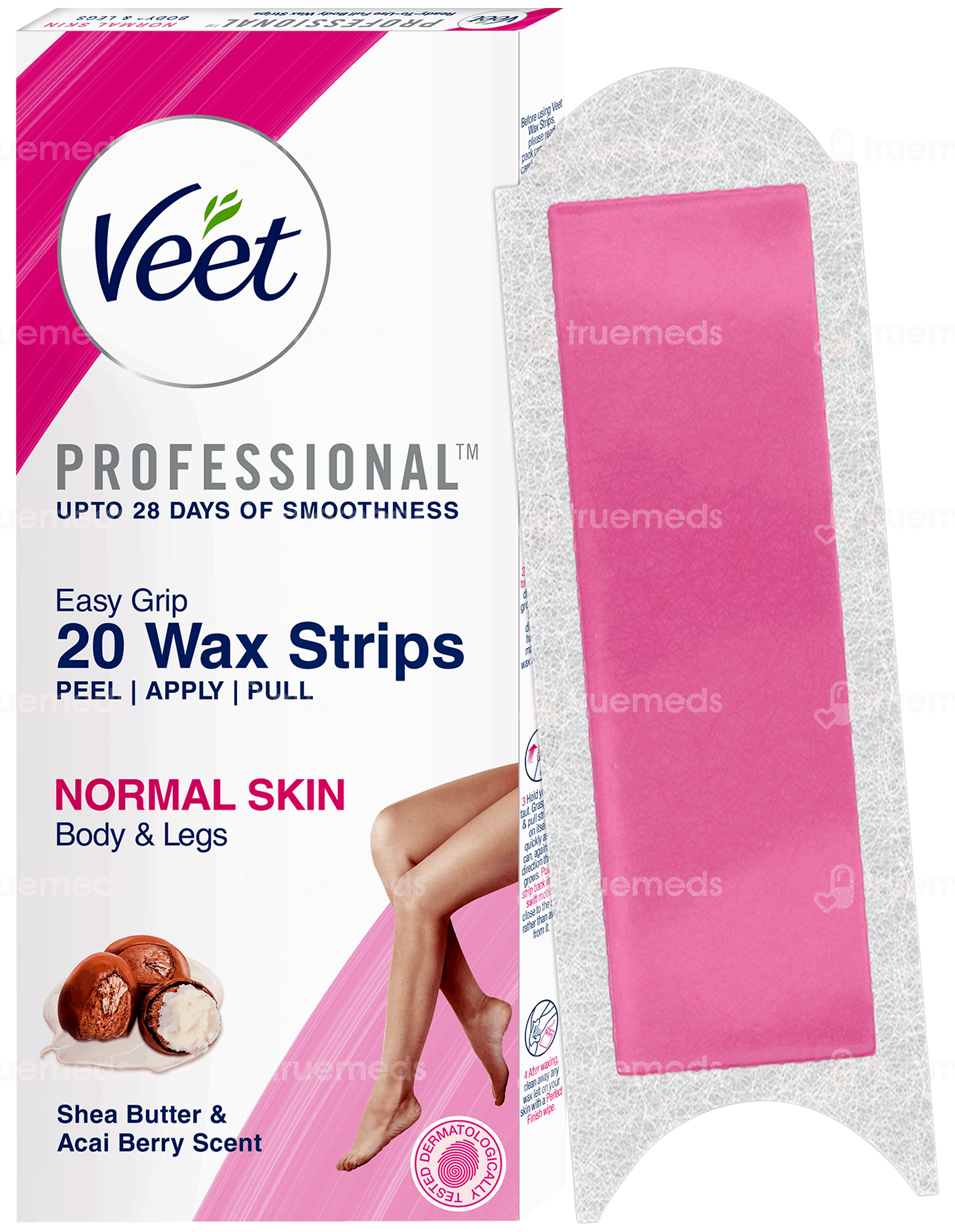 Veet Professional Normal Skin Wax Strips: Uses, Side Effects, Price ...