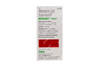 Bendex 200 Mg Suspension 10 Ml - Uses, Side Effects, Dosage, Price ...