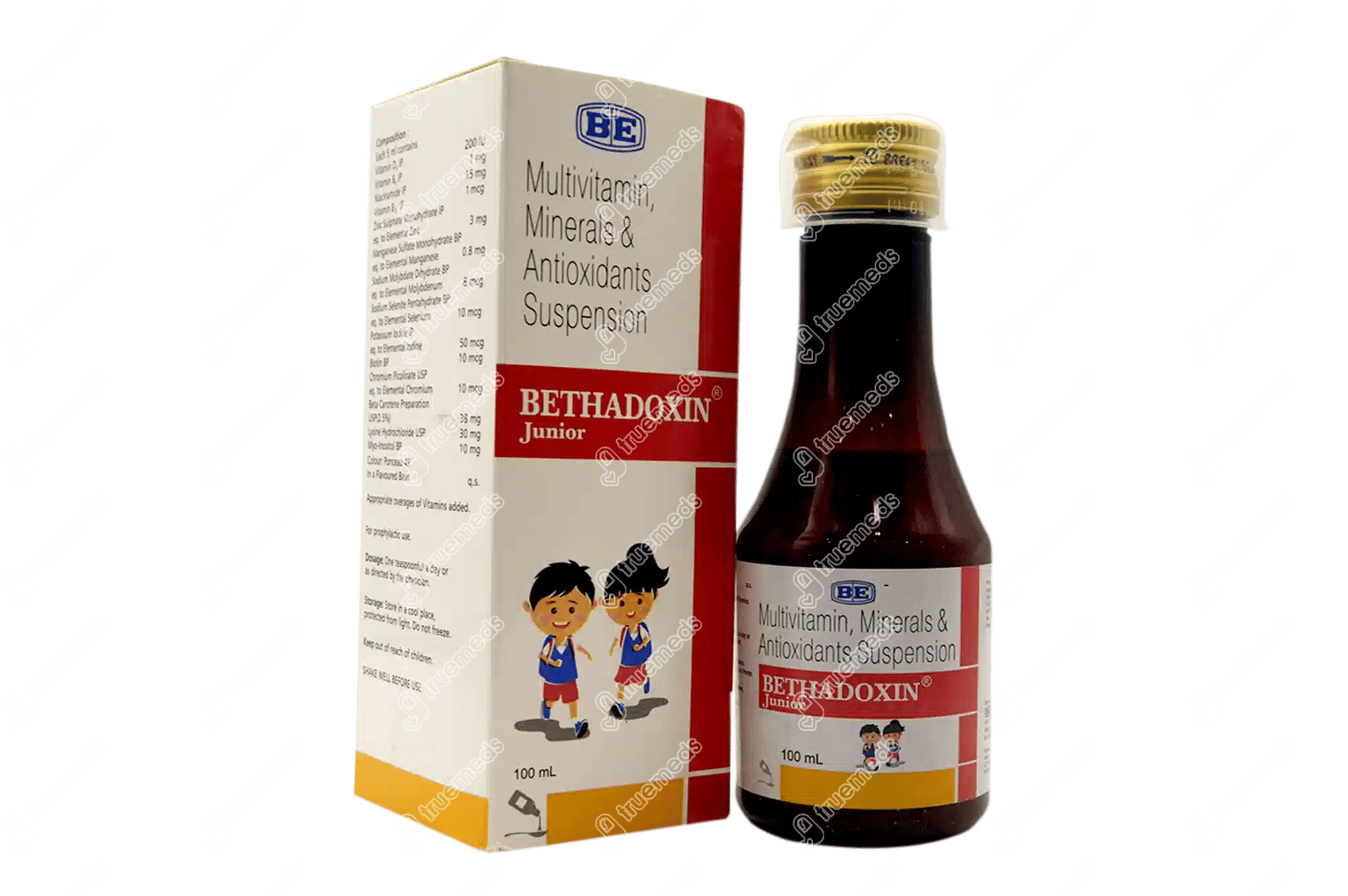 Bethadoxin Junior Suspension 100 Ml - Uses, Side Effects, Dosage, Price ...
