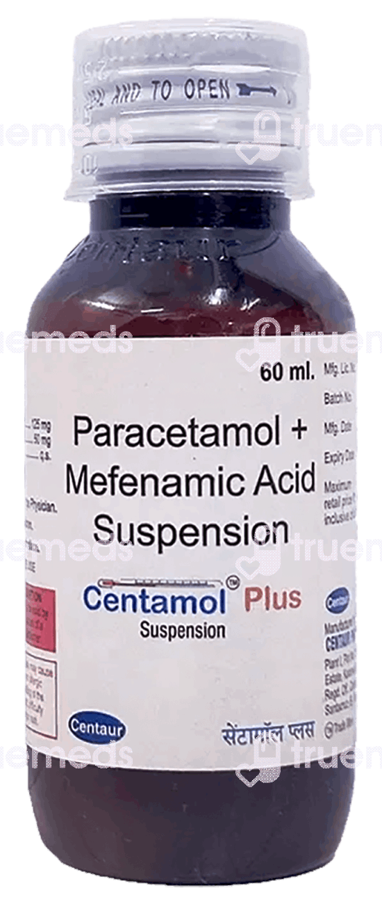 Centamol Plus 50/125 MG Suspension 60 ML | Order Centamol Plus 50/125 ...