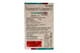 Clarigard 250 Mg Suspension 30 Ml - Uses, Side Effects, Dosage, Price ...