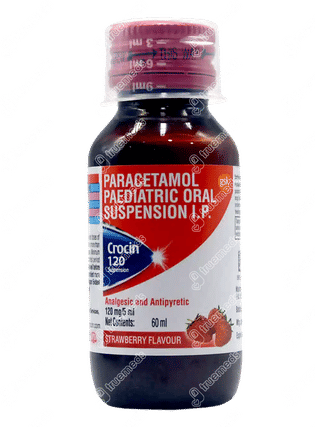 Crocin 120 Strawberry Flavour Suspension: Uses, Side Effects, Price ...