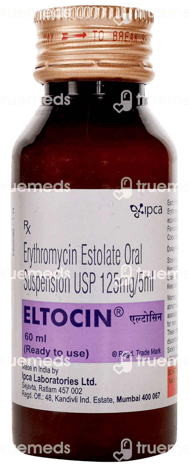 Eltocin 125 MG Suspension 60 ML | Order Eltocin 125 MG Suspension 60 ML ...