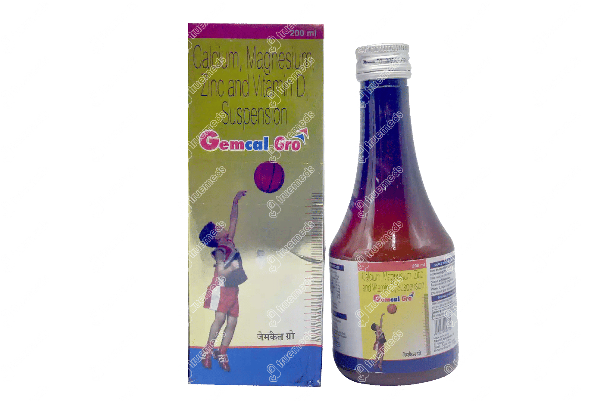 Gemcal Gro 250 Mg200iu Suspension 200 Ml - Uses, Side Effects, Dosage ...