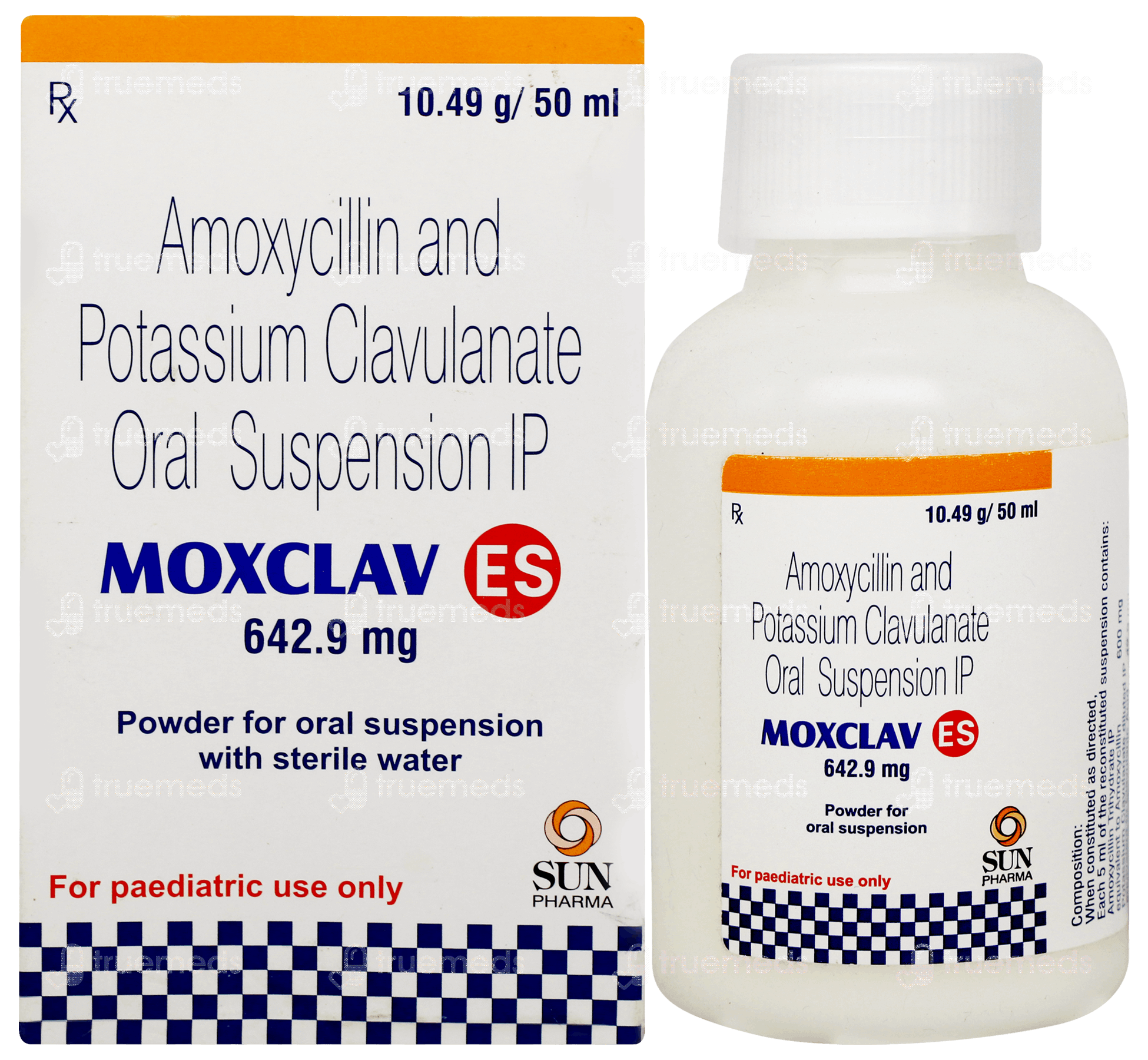 Moxclav Es 600/42.9 Mg Suspension 50 Ml: Uses, Side Effects, Price ...