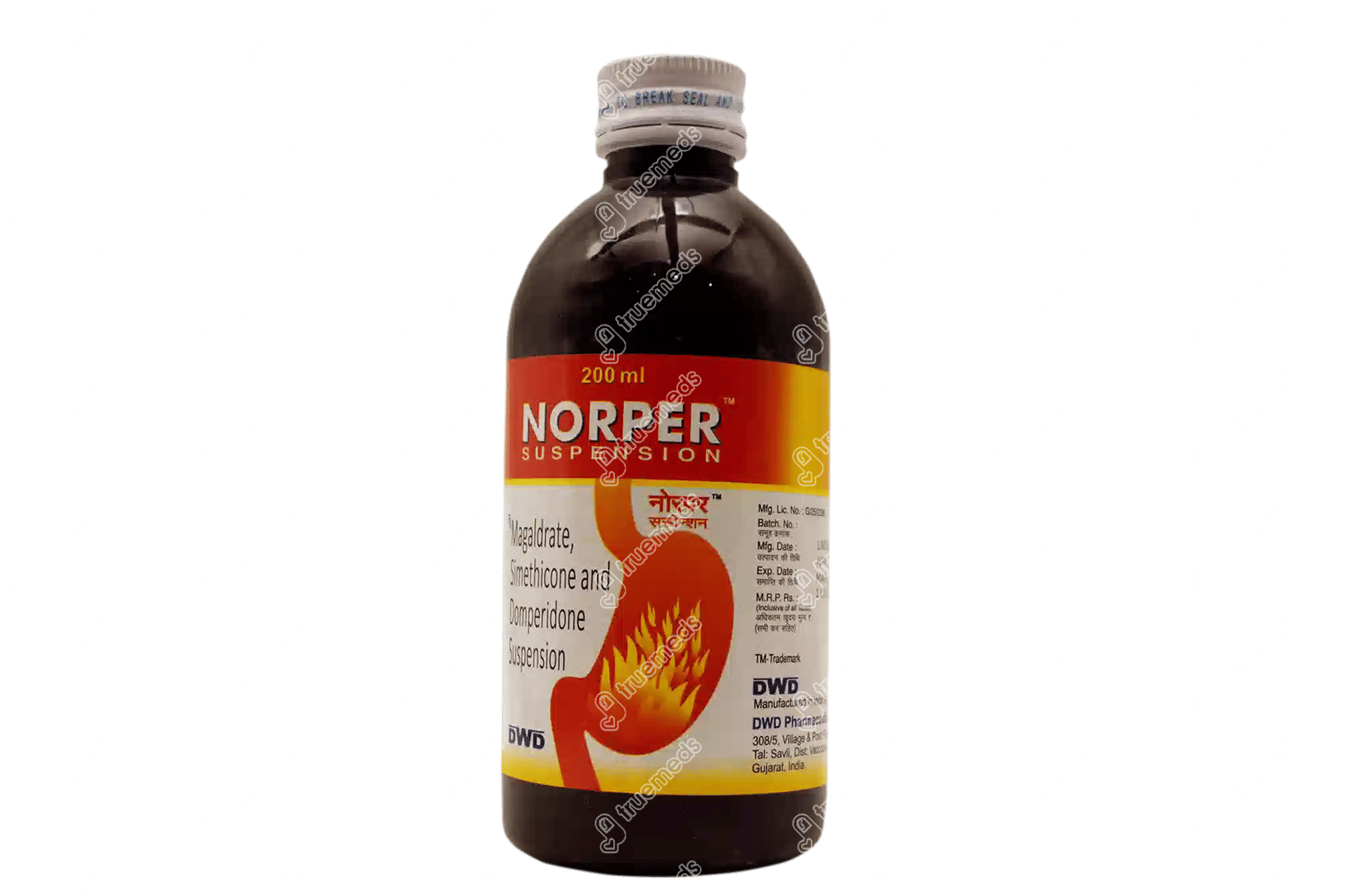 Norper 2048010 Mg Suspension 200 Ml - Uses, Side Effects, Dosage, Price ...