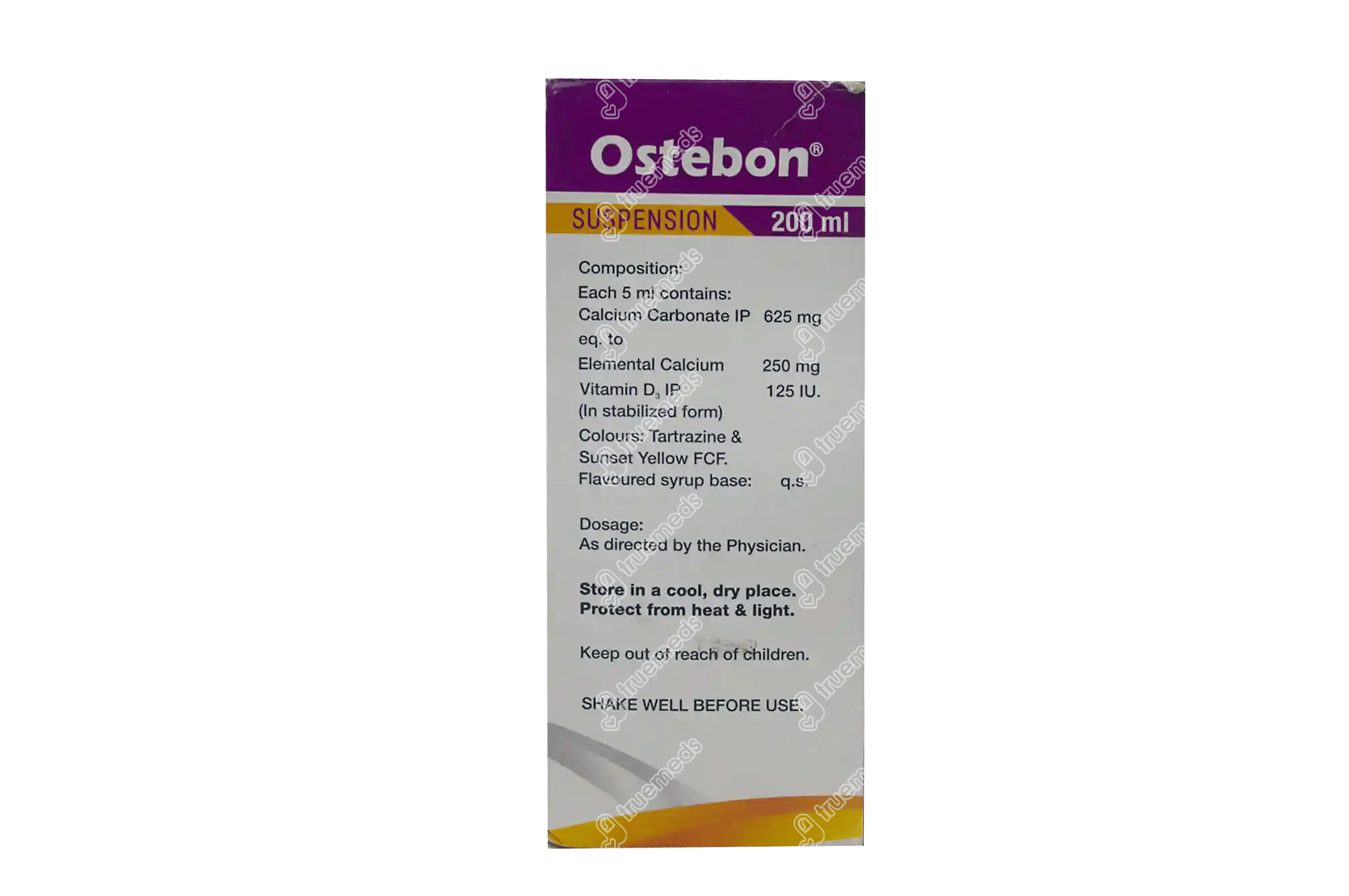 Ostebon 250 Mg/125iu Suspension 200 ML | Order Ostebon 250 Mg/125iu ...