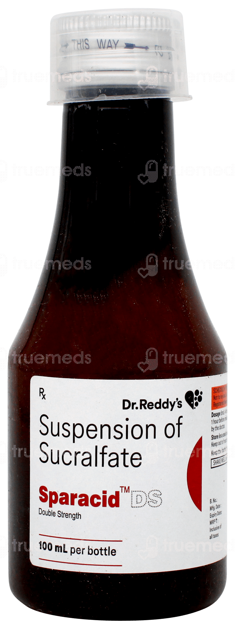Sparacid Ds 1000 MG Suspension 100 ML | Order Sparacid Ds 1000 MG ...