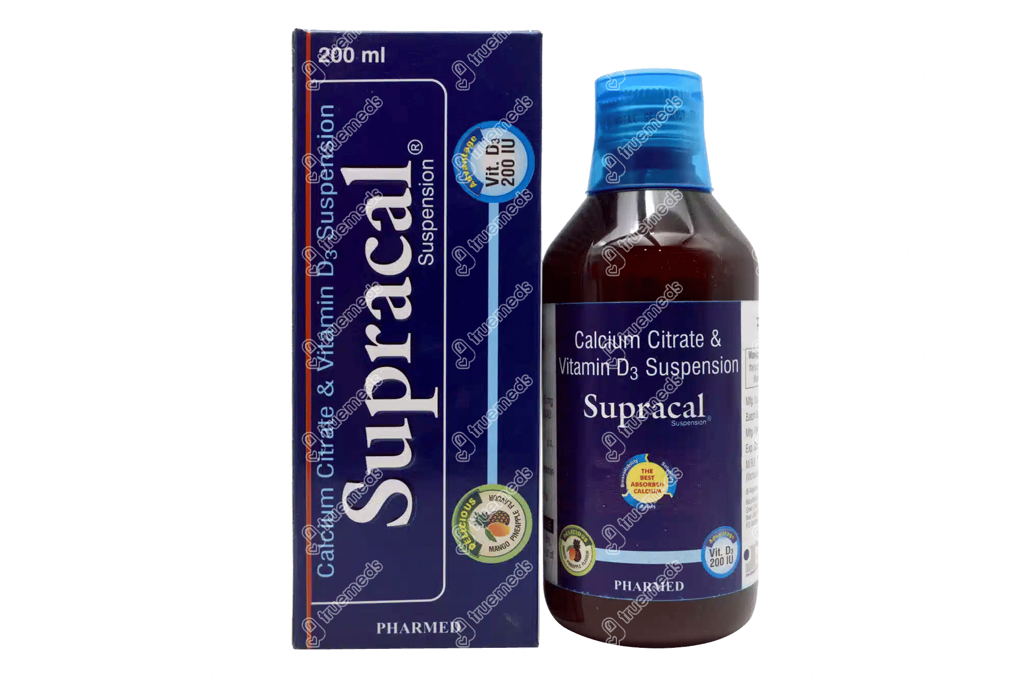 Supracal 100 Mg/200iu Suspension 200 ML | Order SUPRACAL 100 MG/200IU ...