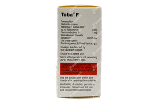 Toba F 0301 Eye Drops 5 Ml - Uses, Side Effects, Dosage, Price | Truemeds