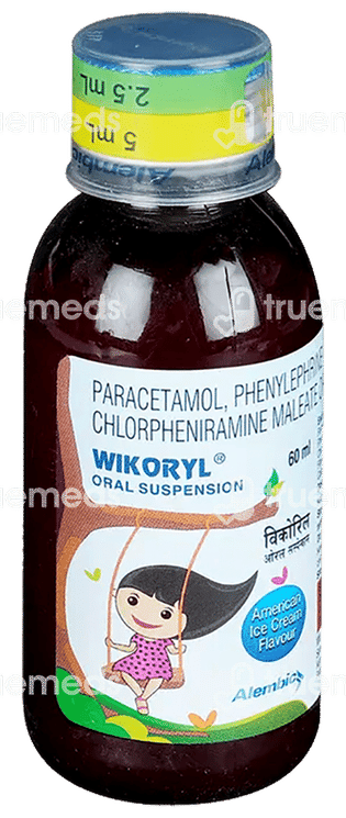 Wikoryl 125/5/1 MG Suspension 60 ML | Order Wikoryl 125/5/1 MG ...
