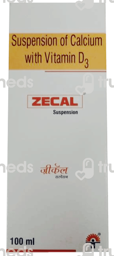 Zecal 250 Mg125 Iu Suspension 100 Ml - Uses, Side Effects, Dosage ...