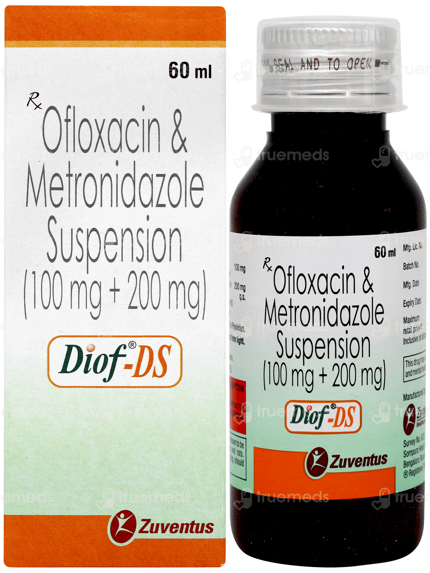 Diof Ds 100/200 MG Suspension 60 ML | Order Diof Ds 100/200 MG ...