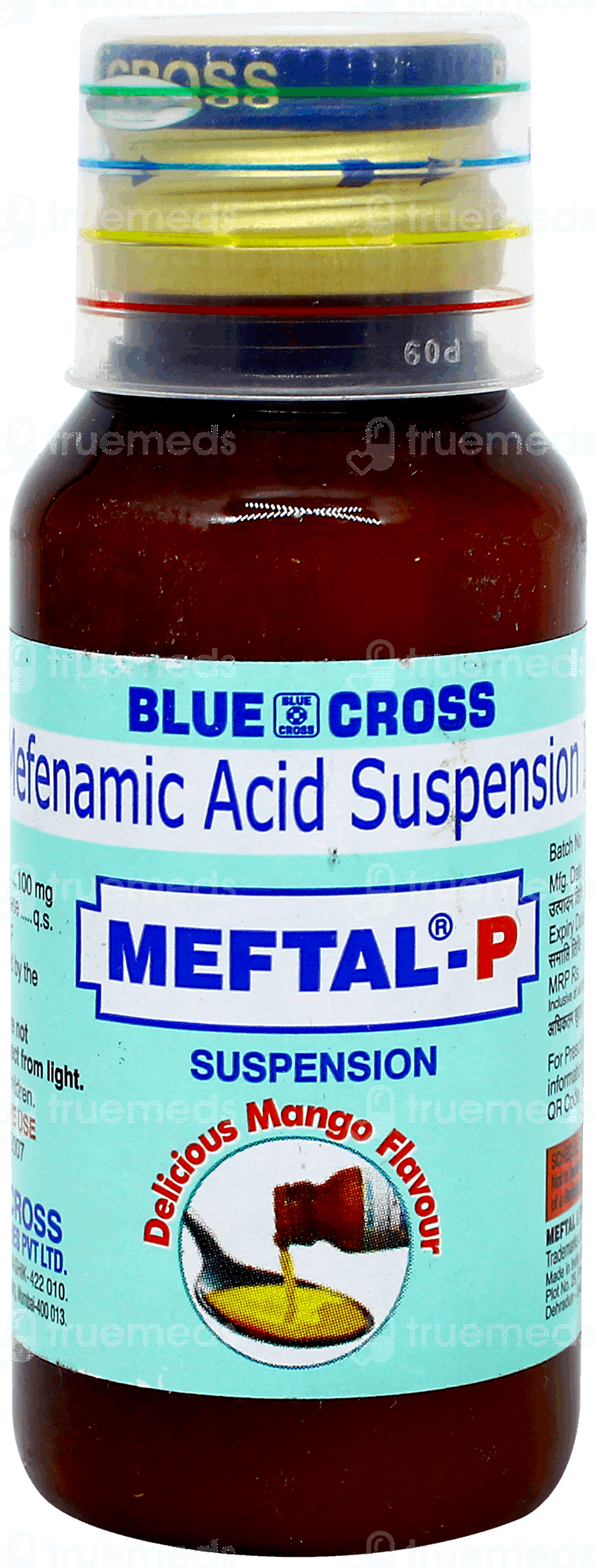 Meftal P Mango Flavour Suspension – Pain & Inflammation Relief for Adults