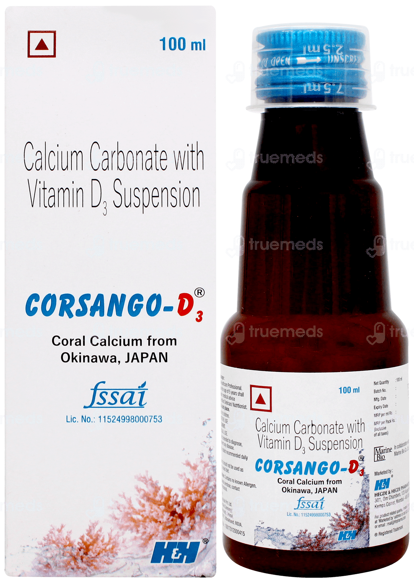 Corsango D3 Suspension 100 Ml - Uses, Side Effects, Dosage, Price ...