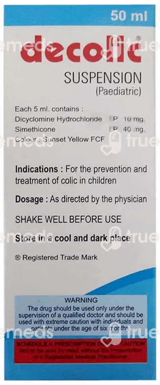 Decolic Suspension 50 ML | Order Decolic Suspension 50 ML Online at ...