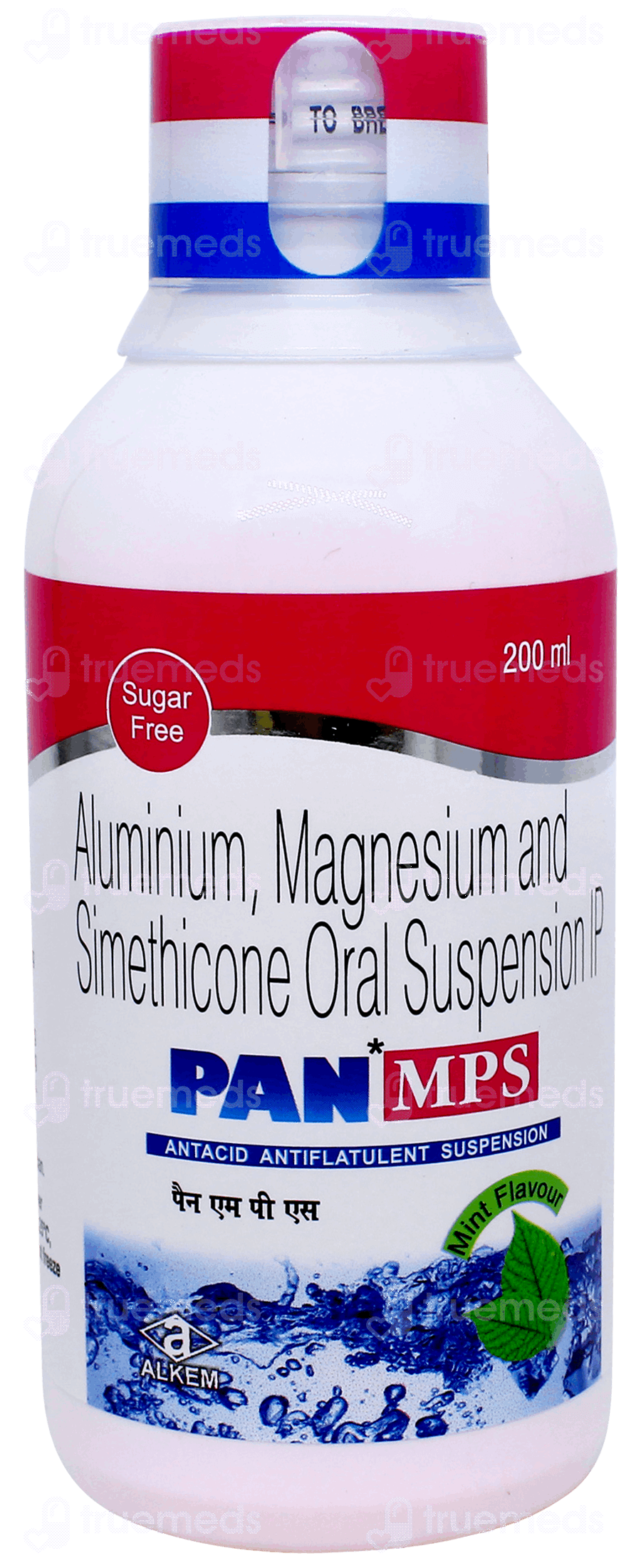 Pan Mps 250/250/50 MG Sugarfree Mint Flavour Suspension 200 ML | Order ...