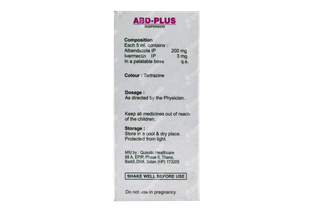 Abd Plus 200/3 MG Syrup 10 ML | Order Abd Plus 200/3 MG Syrup 10 ML ...
