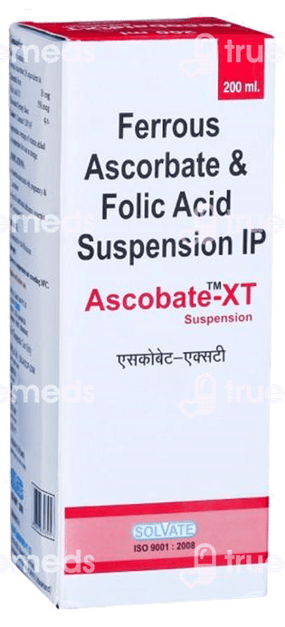 Ascobate Xt 30 MG /550 MCG Syrup 200 ML | Order Ascobate Xt 30 MG /550 ...