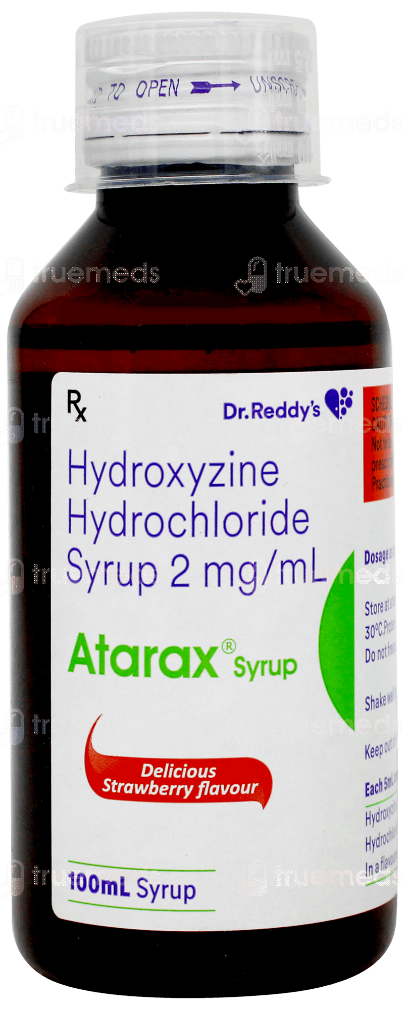 Atarax Strawberry Flavour Syrup: Uses, Side Effects, Price & Substitutes